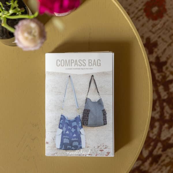 Noodlehead - Compass bag papieren patroon | Van Schie Raamdecoratie en Stoffen